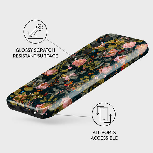 Bloomy Garden - Vintage Samsung Galaxy A15 4G / 5G Case | BURGA