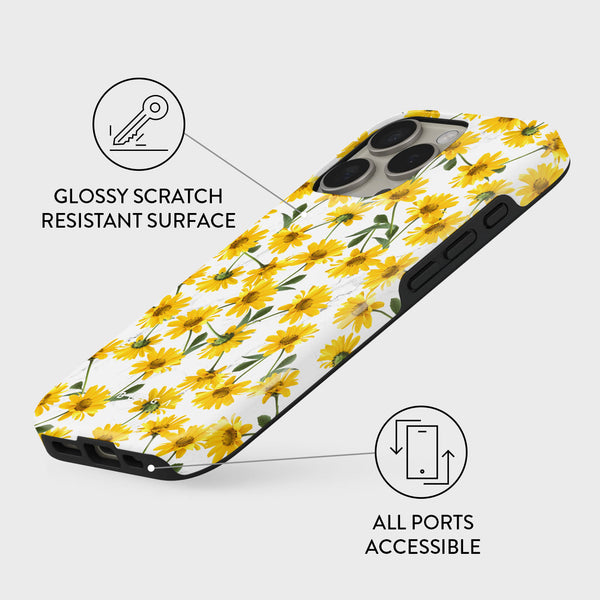 Summer Scent - Yellow Flower iPhone 16 Pro Case | BURGA