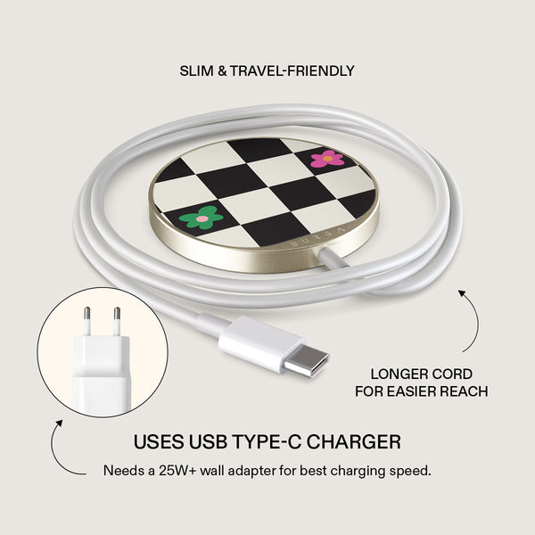 Lunch Break - Magnetic Wireless Charger | BURGA
