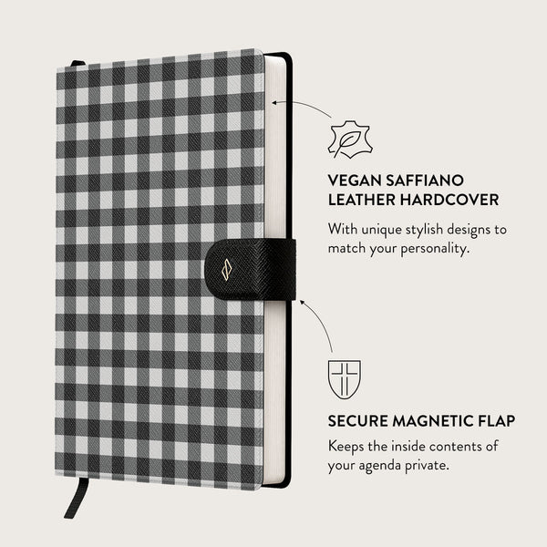 Tea Time - Saffiano Leather Journal Notebook | BURGA