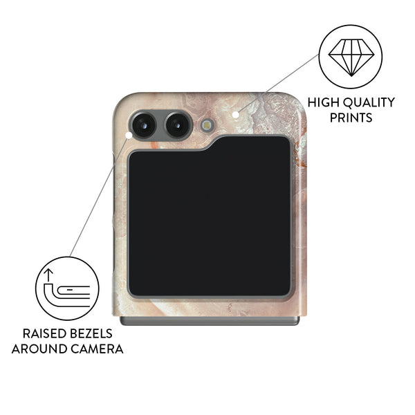 Serene Sunset - Chic Samsung Galaxy Z Flip 5 Case | BURGA