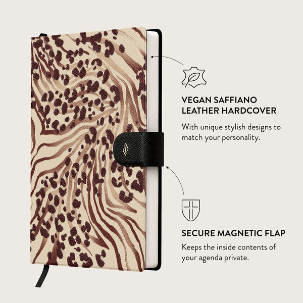 Bare - Saffiano Leather Journal Notebook | BURGA