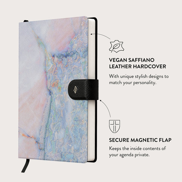 Holo - Holographic Saffiano Leather Journal Notebook | BURGA