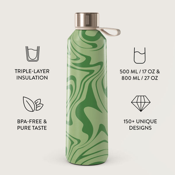 Funky Sensation - Stainless Steel Water Bottle | BURGA