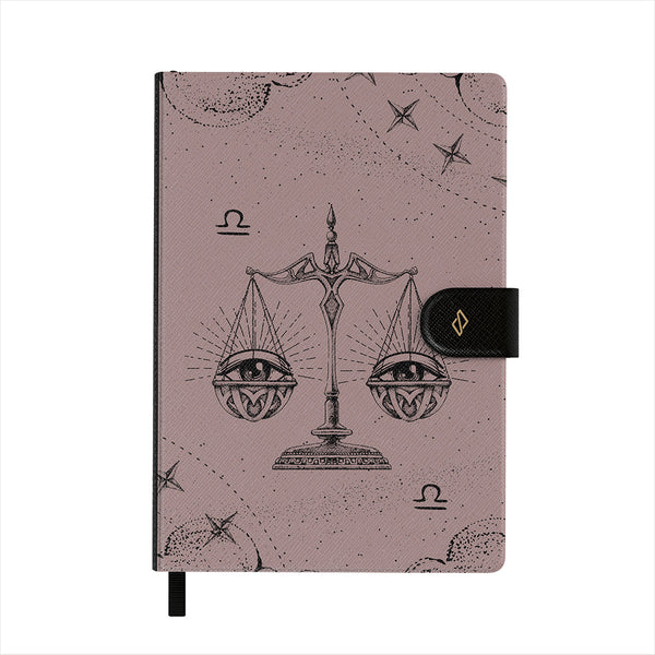 Libra -Saffiano Leather Journal Notebook | BURGA