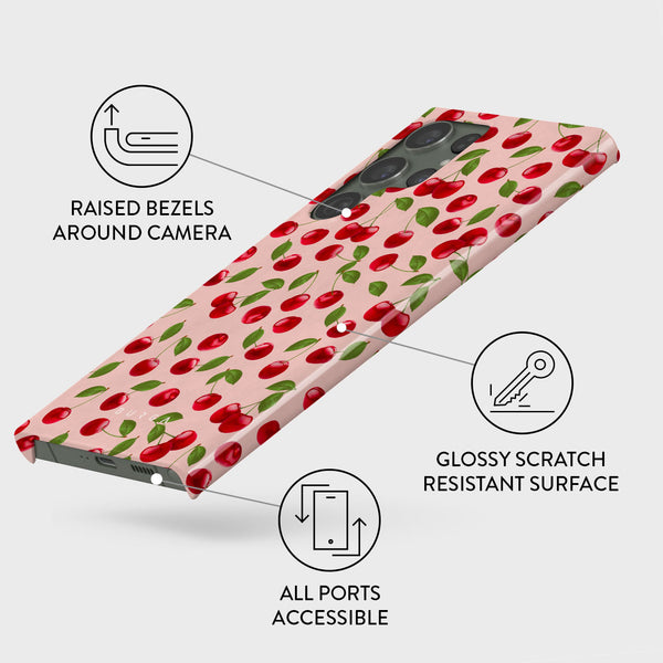 Afternoon Treat - Cherry Samsung Galaxy S23 Ultra Case | BURGA